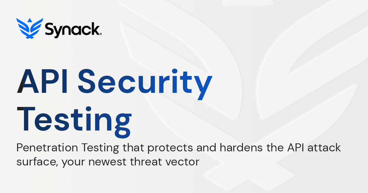 API Penetration Testing Services | Synack API Penetration Testing Services | Synack