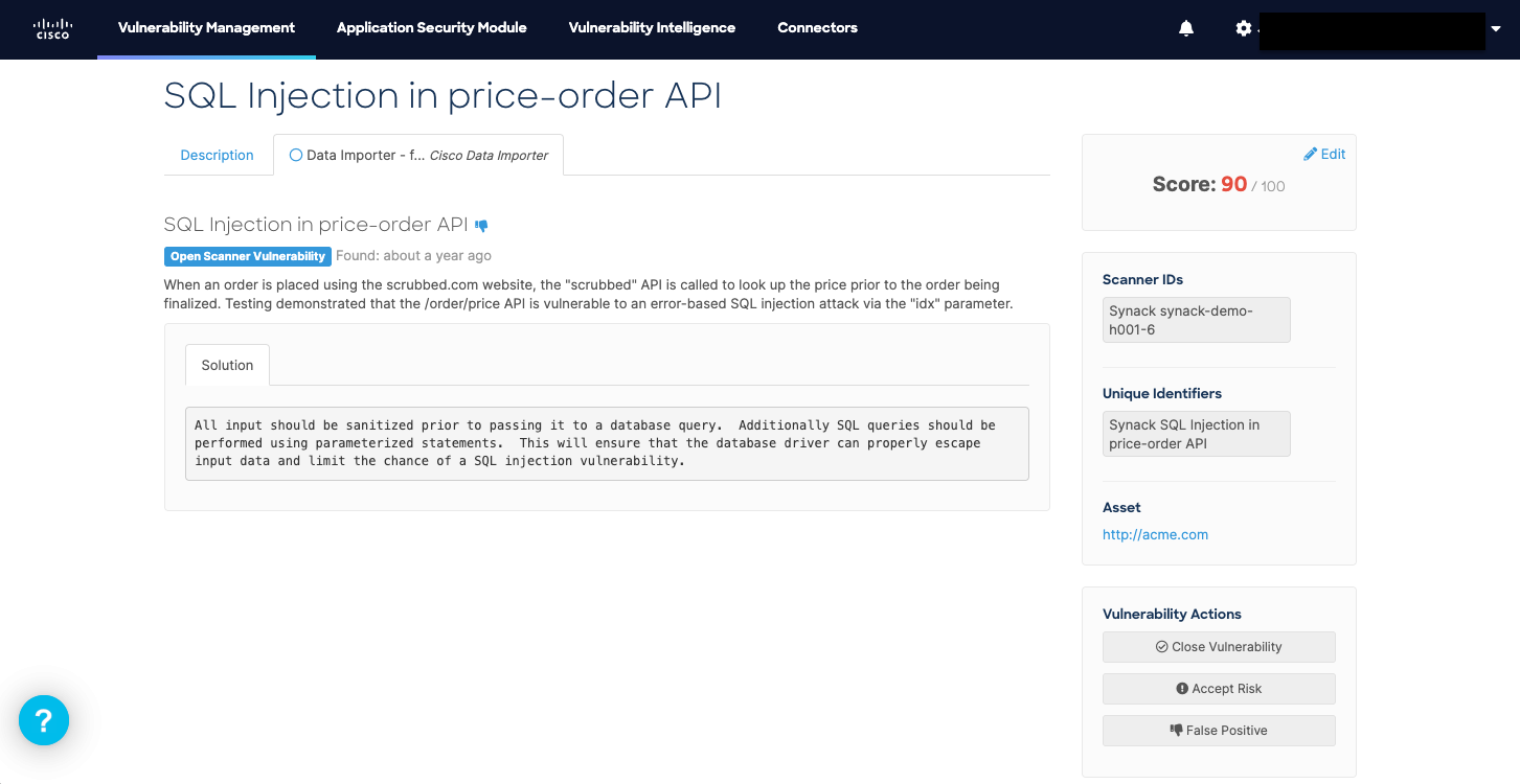 Synack Adds Integration With Cisco Vulnerability Management | Blog | Synack